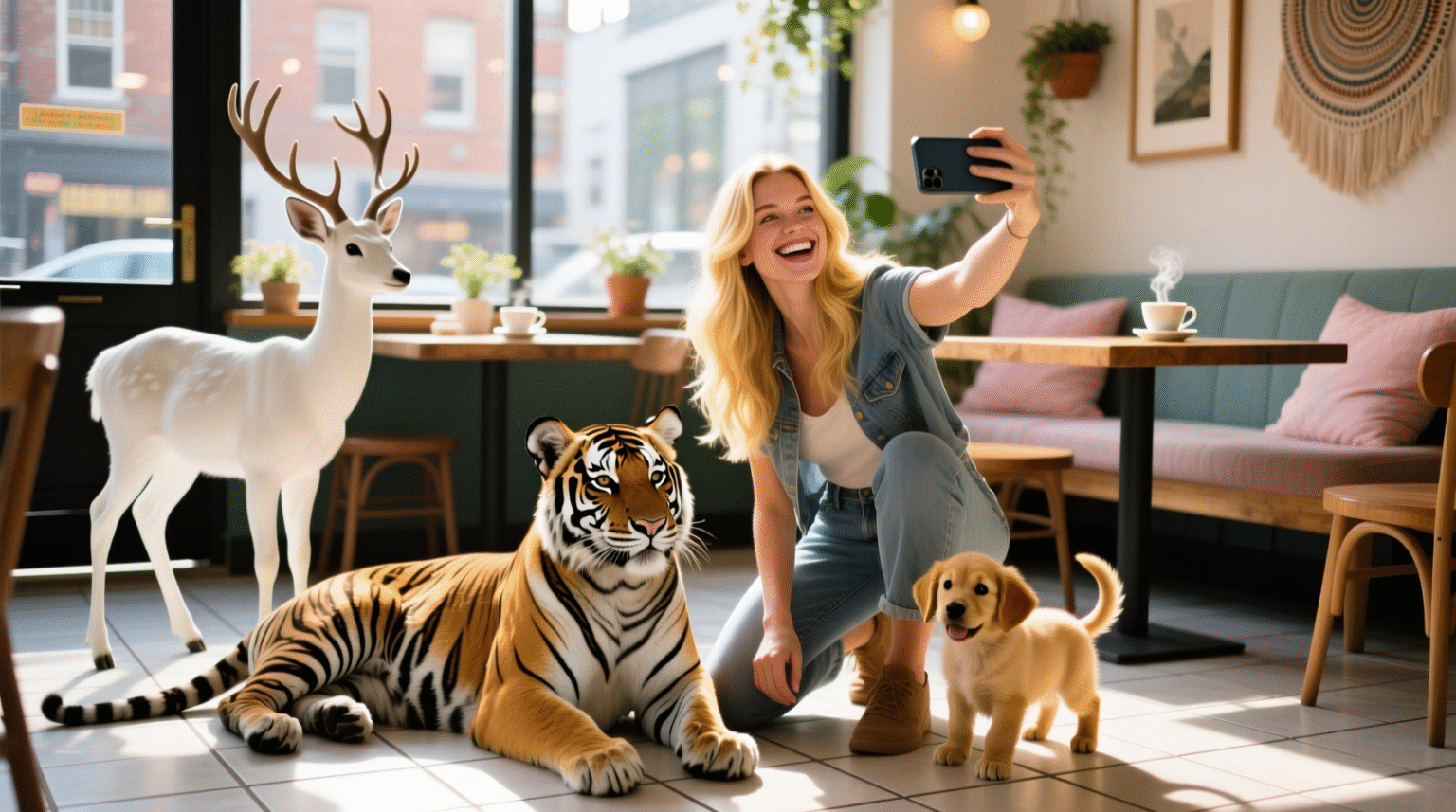 Influencers Join Trend With AI Animals as Social Media Feeds React ...